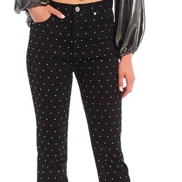 Gianni Bini | Jeans | Nwt Gianni Bini Ivy Black Denim Rhinestones ...